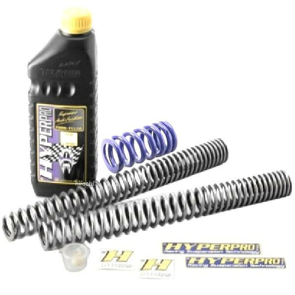ハイパープロ HYPERPRO サスペンションスプリング コンビキット93年以降 RS125Rフロントデータ:オイル番手:7.5/油面:140mm備考:SHOWAフロントフォーク&リアショック用レート:コンスタントライジングレートカラー:パ...