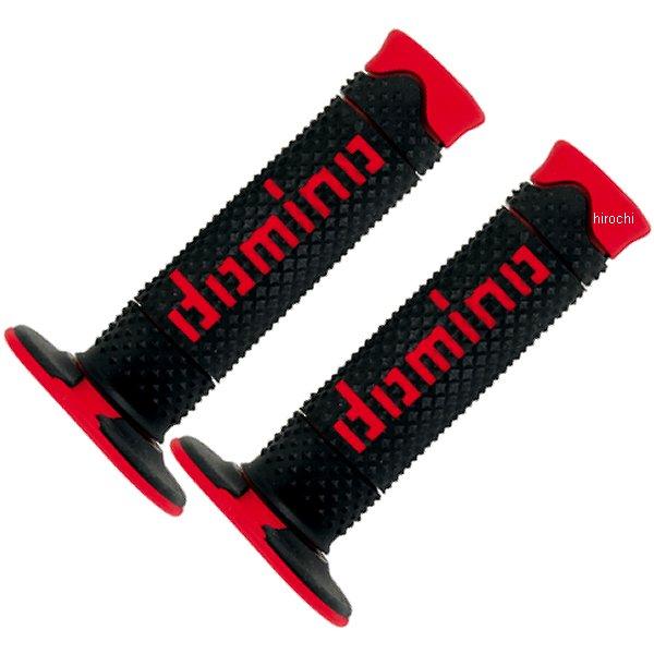 ドミノ domino グリップ DSHタイプ：オフロードサイズ：119mmカラー：黒/レッド内径：右：24mm/左：22mm素材：サーモプラスチックゴム形状：エンドクローズDSHは耐久レース・チームと共同で開発されました。表面は柔軟な素材を...