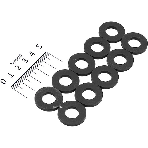 材質：EPDM(エチレンプロピレンゴム)内径X外径X厚み：12X24X3.0mm入数：10枚000012202410 HD　