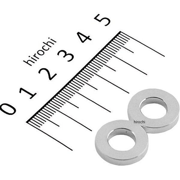 ポッシュ POSH ユニバーサルカラーセット内径8mm、外径16.5mm厚さ=3mmアルミ削り出し、アルマイト無し、これもチョットしたのときに必要100308楽天 HD店　