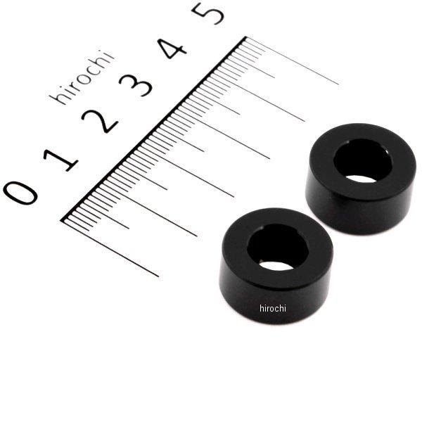 ポッシュ POSH ユニバーサルカラーセット ブラック内径8mm、外径16.5mmアルミ削り出し、ブラックアルマイト仕上げ。100808-06楽天 HD店　