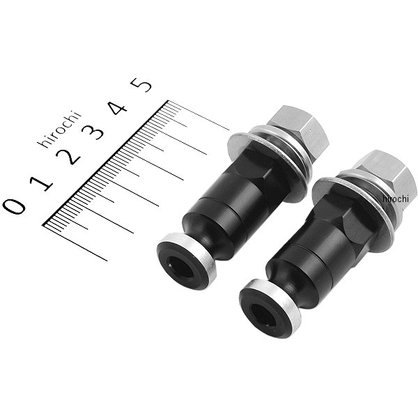 ポッシュ POSH アルミウインカーステー汎用M10x30mmボルト付きカラー:ブラック入数:2本オリジナルウインカー専用010102-06楽天 HD店　