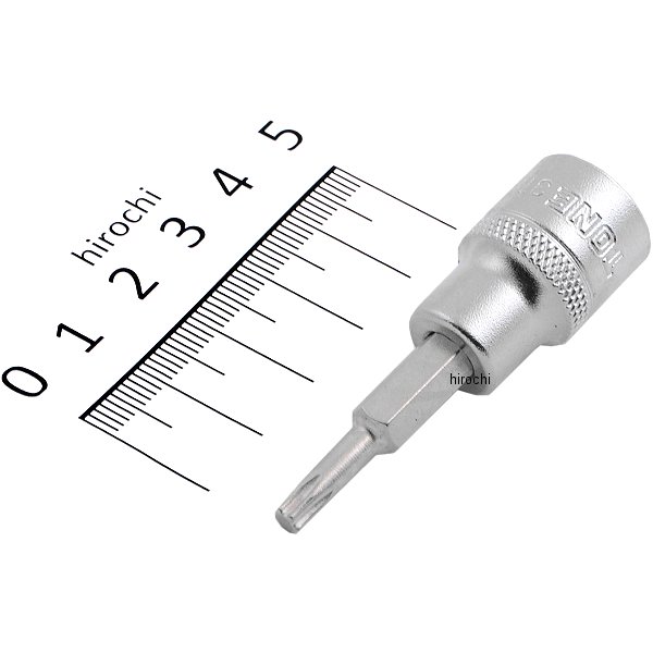 トルクスソケット(いじり防止タイプ) T20 長さ 55mm 差込角 9.5mm (3/8インチ) 3TX-T20H楽天 HD店