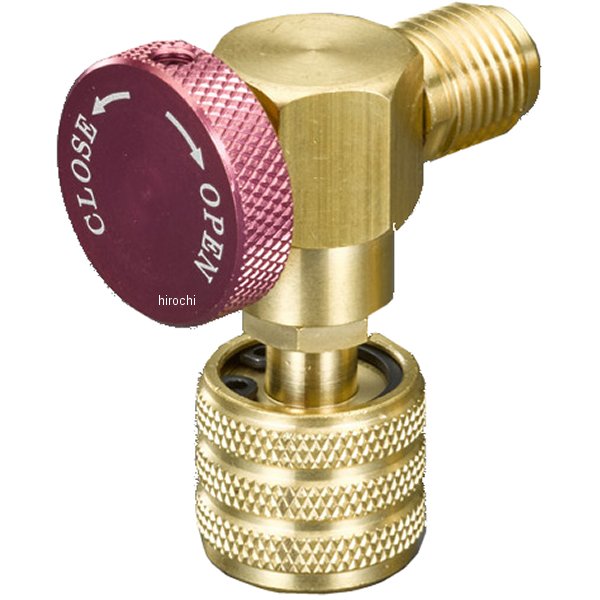 サイズ:43(W)×23(D)×52(H)mm使用圧力:3.92MPa適用冷媒:R410Aハンドルカラー:ピンク接続径:UNF1/2-20×UNF1/2-20(5/16”フレア）重量:90g耐圧:5MPa52mmとコンパクトサイズで狭い場所...