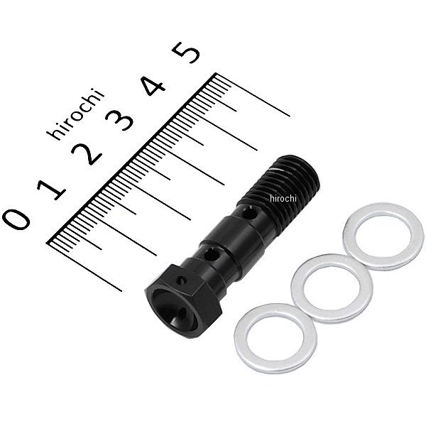 アクティブ ACTIVE バンジョーボルトボルトピッチ:P1.25ダブルカラー:ブラック材質:アルミ付属:クラッシュワッシャー 3枚入りバンジョーアダプターの固定に使用するボルト。ボルトピッチをご確認の上、お選びください。14992527楽...