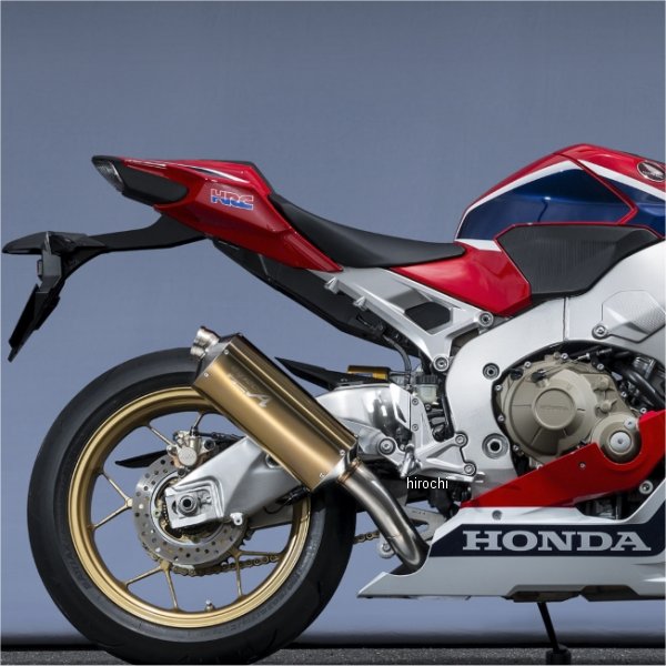 ヤマモトレーシング スリップオンマフラー17年-19年 ホンダ CBR1000RR SP17年-19年 ホンダ CBR1000RRファイアーブレードサイレンサー:ゴールドチタン(三角形×300mm TYPE-S)音量:105db/5500r...