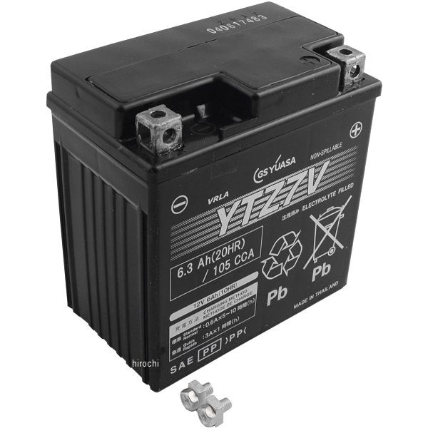 GSユアサ MFバッテリー 制御弁型 12V（液入り充電済）15年-17年 ヤマハ トリシティ形式:YTZ7V電圧:12V10時間率容量:6.0A最大外形寸法:長さ114mm×幅71mm×高さ121mm端子形状:E質量2.5kg(液入り)普...