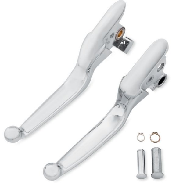 18年以降 ソフテイルモデルに適合。FXFB、FXFBSおよびFXDRSモデルではレバーまでの距離が少し遠くなります。カスタムルックをさらに引き立てます。キャストアルミニウム製。アクセサリーのクローム・ハンドコントロールにも標準装備のブラッ...