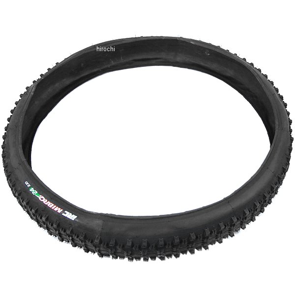 井上ゴム工業 IRC 自転車用タイヤ ミブロ MIBROサイズ:24×2.10対応リムタイプ:W/Tkpa:250-400kgf/cm2:2.5-4.0psi:40-60重量:530gアラミドビード【特徴】オールラウンドなMTB タイヤ、ミ...