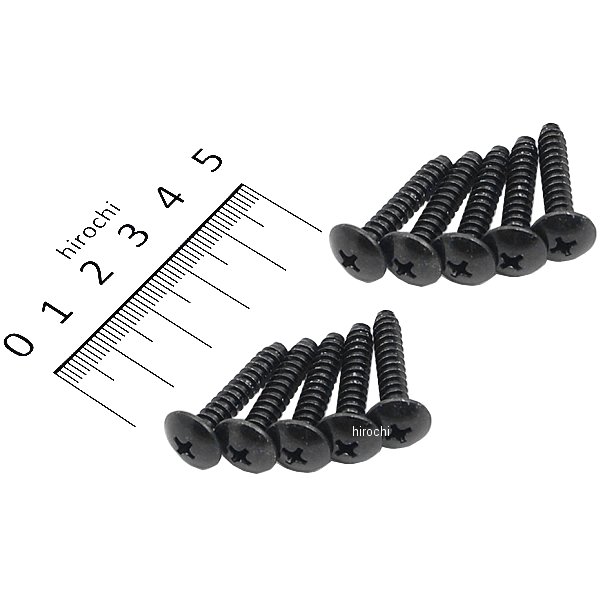 NTB タッピングスクリュー ホンダ用 10本入りサイズ:5mm×25mmヘッド形状:T(トラス頭)カラー:ブラック先端形状:FTSH-031-10楽天 HD店