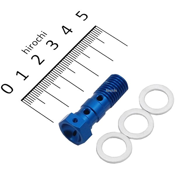 アクティブ ACTIVE バンジョーボルトボルトピッチ:P1.25Wダブルカラー:ブルー付属:クラッシュワッシャー 3枚入りボルトピッチをご確認の上、お選びください。20992521楽天 HD店　