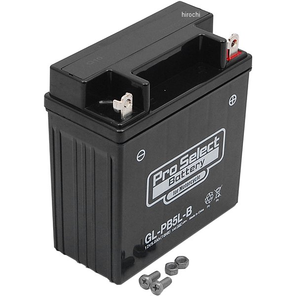 プロセレクト PROSELECT バイク用 バッテリー ジェルタイプ (液入り充電済み)適合互換:GM5Z-3B_GM4A-3B_YB5L-B_12N5-3B_FB5L-B_FB4AL-B※バッテリーを倒して搭載する車両には液入タイプ、ジェ...