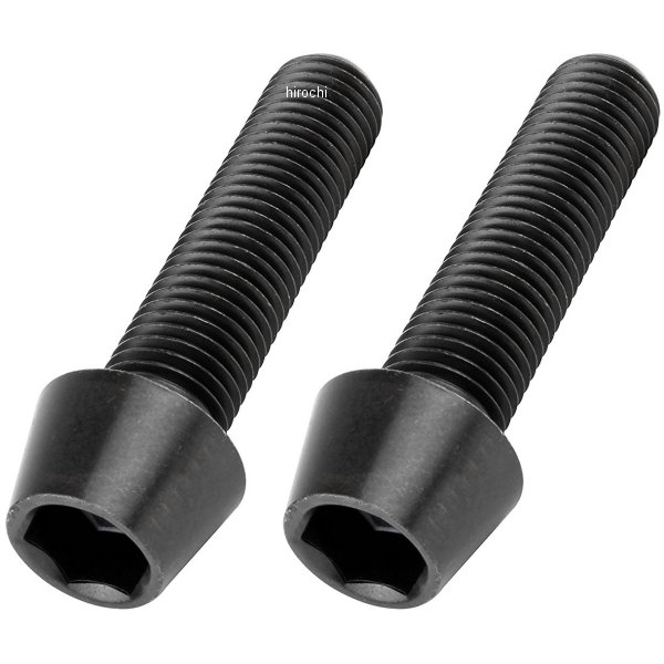 ポッシュ POSH ステンレスブラックテーパーキャップボルトサイズ:M10X40 P1.25カラー:黒2個入り911040-T9楽天 HD店　