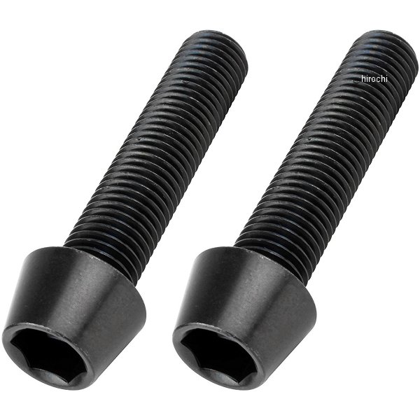 ポッシュ POSH ステンレスブラックテーパーキャップボルトサイズ:M10X45 P1.25カラー:黒2個入り911045-T9楽天 HD店　