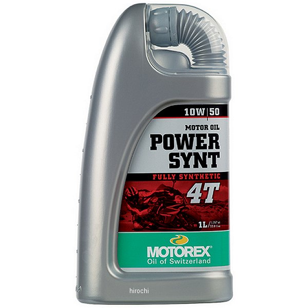 モトレックス MOTOREX POWER SYNT 4T粘度:10W-50用途:4サイクル用エンジンオイル容量:1L基油:100％化学合成油容量:1LJASO:MAACEA:A3API:SM【素材】・外装箱:段ボール・容器/ノズル:プラスチ...
