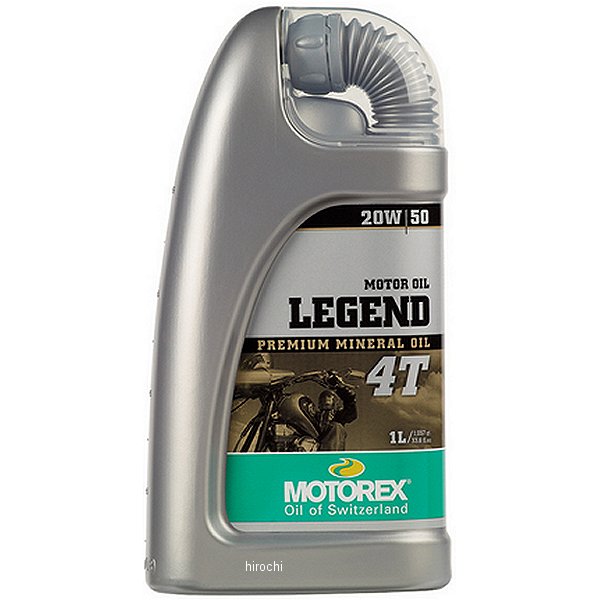 モトレックス MOTOREX LEGEND 4T粘度:20W-50用途:4サイクル用エンジンオイル容量:1L基油:鉱物油、化学合成油、酸化防止剤、清浄剤JASO:MAACEA:A3API:SG【素材】・外装箱:段ボール・容器/ノズル:プラス...