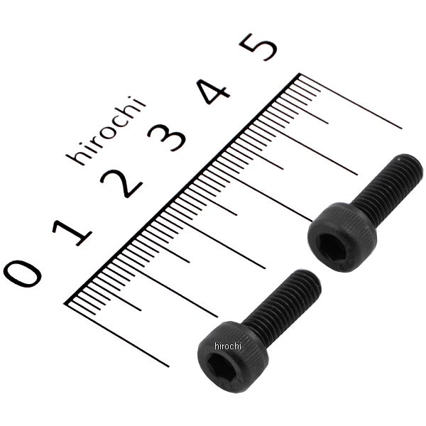 ポッシュ POSH ステンレスブラックキャップボルトサイズ:M5X15長さ:15mmカラー:黒2個入り920515-K2楽天 HD店　
