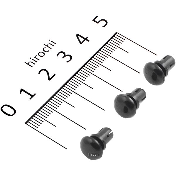 キタコ ナイロンリベット5X6.5汎用4×6/φ4．1穴用数量:3個入りサイズ(A)1．8 × (B)φ8 × (C)6mm (D)φ4/φ5．4材質:ナイロン製/黒適合板厚:3．5-4．5mm0900-005-01030楽天 HD店　