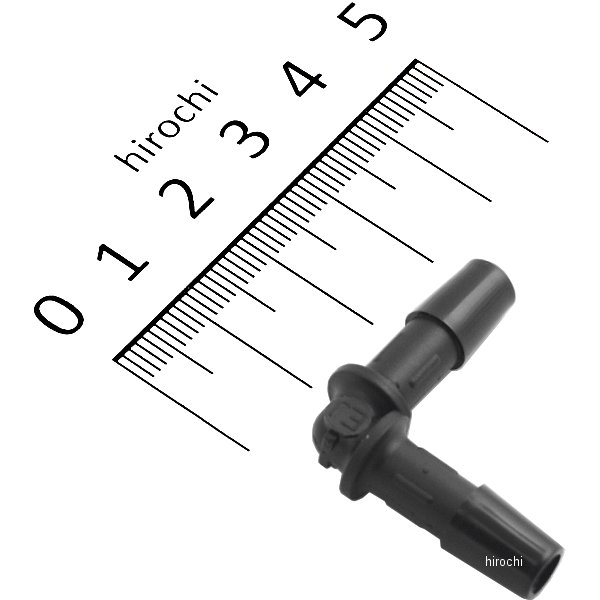 キジマ ホースコネクター汎用タイプ:Lカラー:黒ホース内径:6mm-7mm入数：1個素材：ナイロン樹脂製使いやすいL型ホースコネクター目立たないブラック仕様105-16004楽天 HD店　
