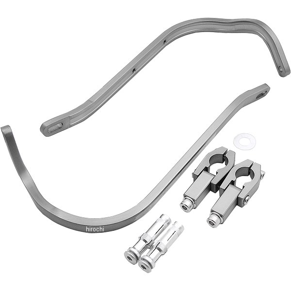 ジータ ZETA アーマーハンドガード汎用ベンドタイプスタンダード径バー用(22.2mm)カラー:チタン左右セットスーパーモタードやエンデューロのトップライダーが愛用する高剛性アルミ合金を使用したハンドガード転倒によるレバー破損などの操作に...