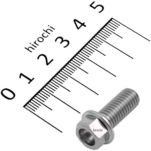ジータ ZETA チタンフランジボルト汎用タイプ:スタンダード【サイズ】・d:M8 P=1.25・S:10mm・Dc:14mm・K:6.8mm・b:18mm・L:20mm入数:1本入りワイヤリング穴:無し素材:チタン合金 Ti-6AL-4V...