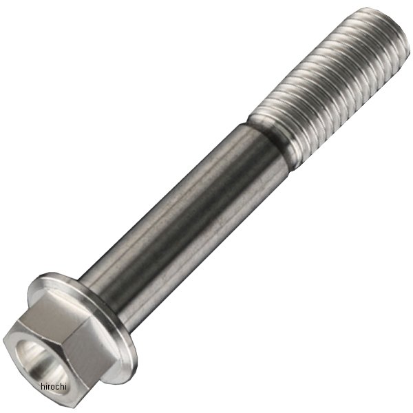 ジータ ZETA チタンフランジボルト汎用タイプ:スタンダード【サイズ】・d:M8 P=1.25・S:10mm・Dc:14mm・K:6.8mm・b:22mm・L:50mm入数:1本入りワイヤリング穴:無し素材:チタン合金 Ti-6AL-4V...