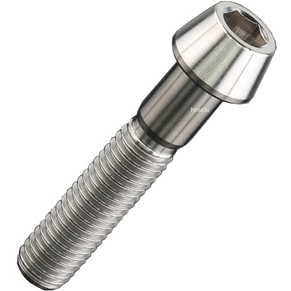 ジータ ZETA チタンキャップボルト汎用タイプ:テーパー【サイズ】・d:M8 P=1.25・S:6mm・Dc:13mm・K:8mm・b:28mm・L:40mm入数:1本入りZT08-0840楽天 HD店　