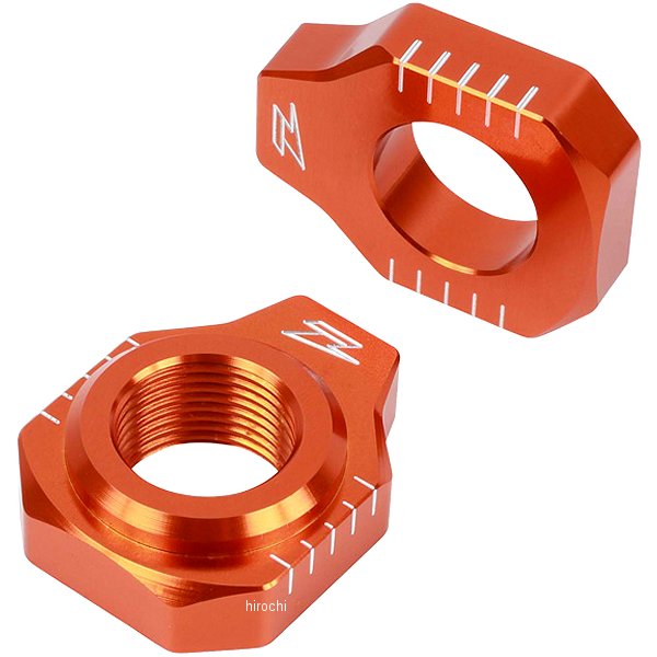ジータ ZETA リアアクスルブロック12年-17年 KTM フリーライド35018年以降 KTM フリーライド250F14年-17年 KTM フリーライド250R15年以降 KTM 85SXカラー:オレンジ素材:高強度ジュラルミンZE93...