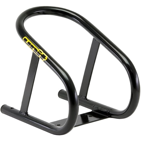 ユニット UNIT ホイールチョックOFF用カラー:黒素材:スチールサイズ:幅185mmx高さ245mmx奥行295mm重量:1.4kgミニバイクからフルサイズバイクに対応タイヤ幅145mmまで対応20mmパイプを使用床に固定が可能なM6取...