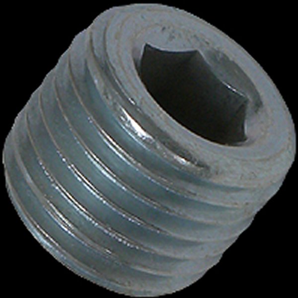 1/4NPTのガスコック用の穴に適合1/4ヘックスホール 1/4NPTユニクローム素材:スチール【セット内容】プラグボルト×1本006357楽天 HD店　