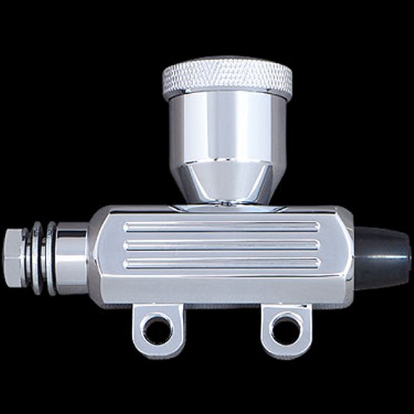 蓋径:約30mm高さ:約70.50mm中心間:約30mm全長:約83.50mm本体厚さ:約23mm 取り付け穴:約6mmバンジョーサイズ:3/8-24 ボア径:14mmカラー:クローム素材:アルミ【セット内容】マスターシリンダー本体×1セッ...