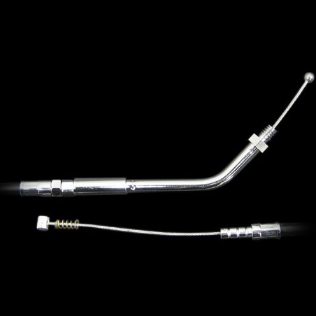 81年-89年 BigTwin81年-85年 XL37インチ(約940mm)45°タイプトラベルレングス約100mmスロットルホルダー取り付けネジサイズ:1/4-20 UNCキャブレター、スロットルハウジングを変更している場合、対応しない可...