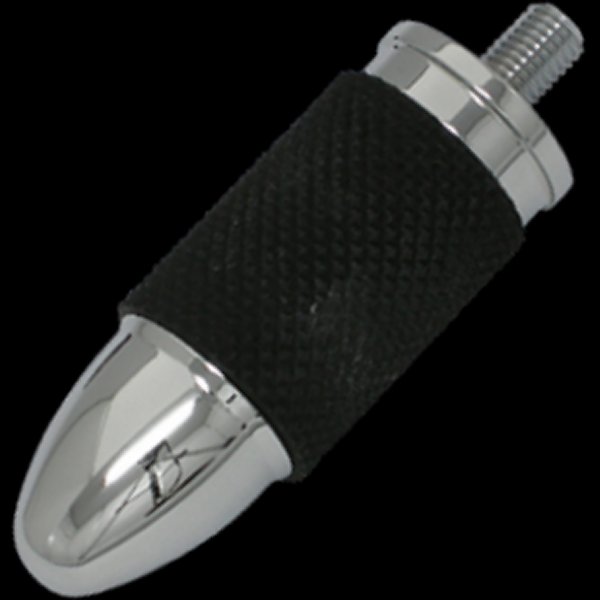 足でシフト操作するほとんどのハーレーネジ部を除いた本体の全長:約70mm直径(ゴム部分):25.4mmネジ部:12.7mmボルトサイズ:5/16-24カラー:クローム素材:アルミ【セット内容】シフトペグ×1個購入の際にはご自分のバイクのシフ...