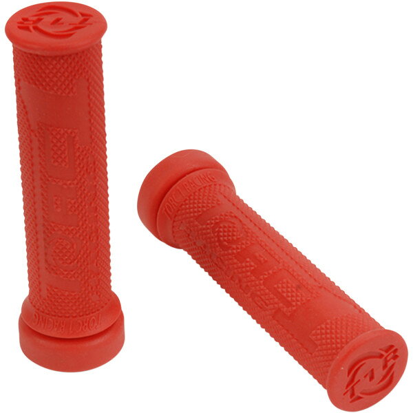 TORC1 ホットラップ グリップカラー：レッド7/8インチ(約22.2mm)径ハンドルバー用フルダイヤモンドパターンデザインサムスロットルに対応グリップグルー付き左右ペア4500-0400楽天 HD店　