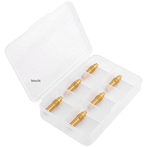 スロージェット（パイロットジェット）セットエアブリードなし（デイトナPE24標準組み込み品と同形状）・KEIHIN PE ビックキャブ用・お送りする番数 ♯35,38,40,42,45,48（各1個）※現在ご使用のスロージェットと同形状であ...