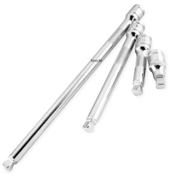 バイクマスター BikeMaster ウォブルエクステンションバーセット 3/8インチ(9.53mm) ドライブ 4ピース最大15°可動できます。3/8インチ(9.53mm)セットに含まれるもの：45,75,150長さ250mm151536...