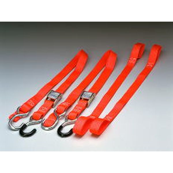 タイダウンベルト汎用カラー:蛍光オレンジ入数:2本【サイズ】・タイダウンベルト全長:1650mm・アシストベルト全長:530mm・幅1.0インチ【仕様】・許容重量:1400ポンドT1010DO楽天 HD店