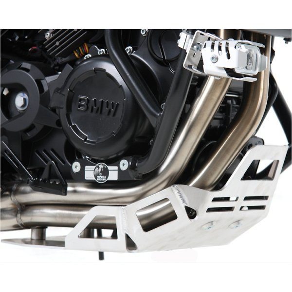 08年-11年 BMW F650GS素材：アルミ色：シルバー純正以外のエキゾーストは同時装着基本不可。※取り付けには多少の加工が必要な場合があります。※本製品は車体の損傷を全て防ぐものではありません。製品に起因する車体の損傷は保証対象外とな...
