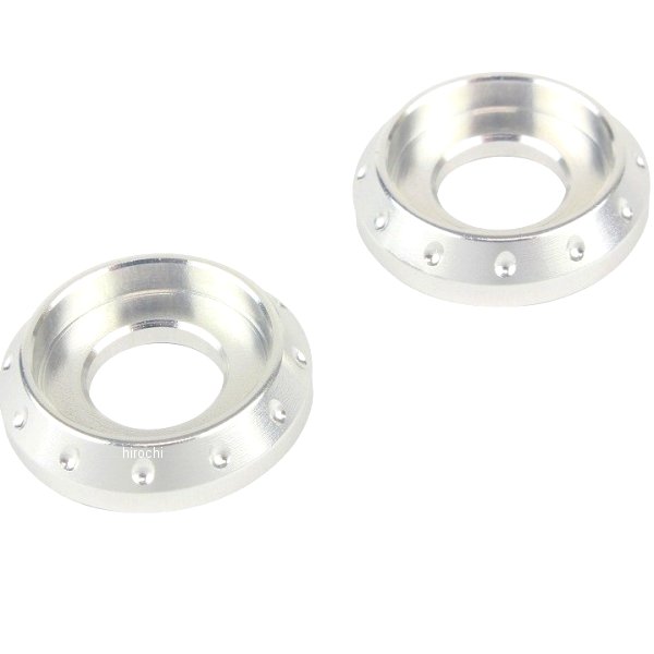 ポッシュ POSH NASAワッシャー M8カラー:シルバー【サイズ】外径:18.8mm/厚み:4.5mm【使用箇所・用途(-用)】M8用【入数】2個入厚みを抑えた薄型のアルミ削り出しワッシャーです。M8のボタンキャップボルト (頭外形:1...