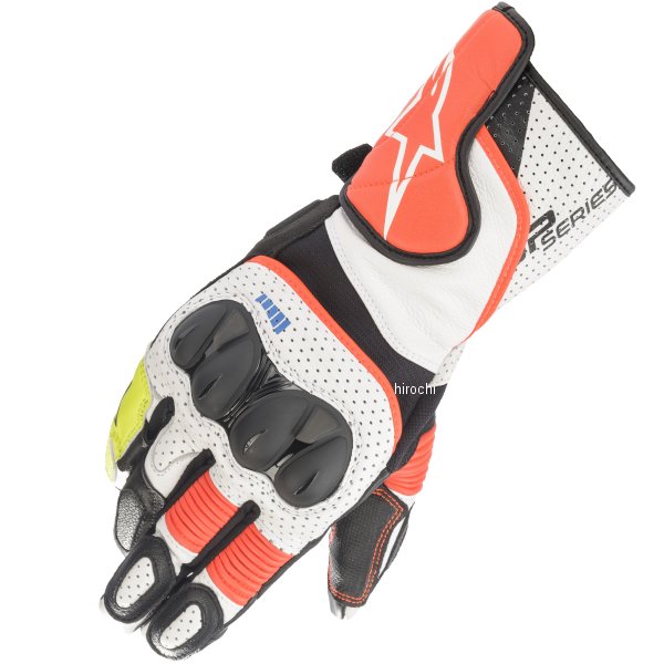 アルパインスターズ レザーグローブ SP-2 v3サイズ:Sカラー：ホワイト/レッド/ブラック8059175285424楽天 HD店　