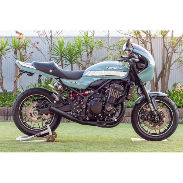 ピーエムシー PMC ARCHI 427ショート管 レーシングカワサキ Z900RS【素材】・フランジ材質:アルミ材(A2017) / 2ピース構造採用、ブラックアルマイト処理・エキパイ材質:スチール材 (STKM)・集合部材質:スチール材...