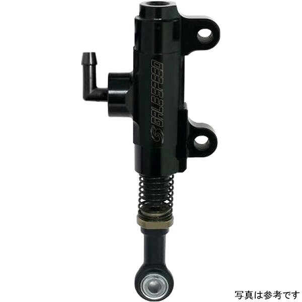 ゲイルスピード GALE SPEED リア ブレーキマスターシリンダーカラー：ブラックピストンサイズ：φ12取付けピッチ/ボルトサイズ：40mm or 49mm/M6タンク：別体式フルードニップル(付属)：φ7.8、φ9(90°)リターンス...