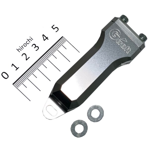 Gクラフト リザーブタンクレスキット汎用タイプ1カラー:シルバーA5083材使用シルバーアルマイト仕上げリヤマスターに直接取り付けるリザーブタンクで、ホースを使わないことでブレーキ回りをコンパクトにできます。NSR50/80リヤマスターシリ...
