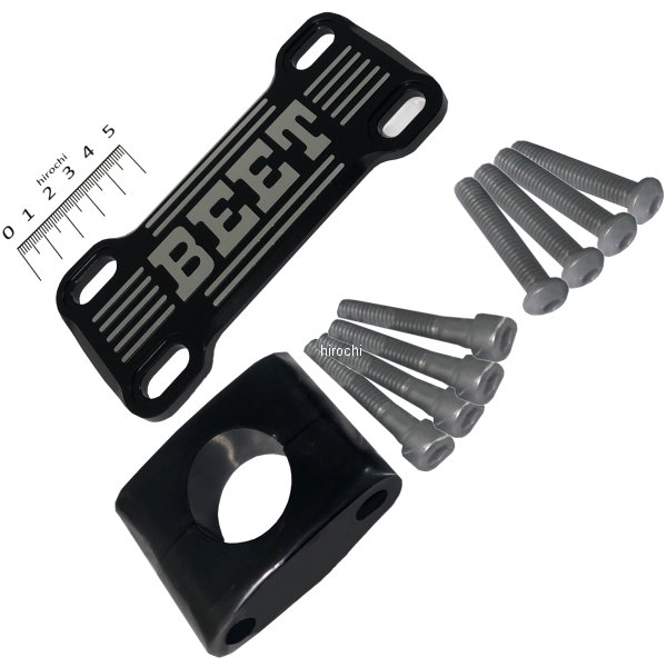 ビート BEET テーパー用クランプブレースキット18年-22年 カワサキ Z900RSカラー:ブラック対応車両ピッチ:43mm 幅:95-115mmブラックカラーの中にシルバーの「BEET」文字が浮かび上がり、ドレスアップ 効果抜群です。...