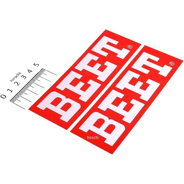 ビート BEET耐熱ステッカーBEET2枚組サイズ:132mm×43mm耐用80℃まで0703-BA2-00楽天 HD店　
