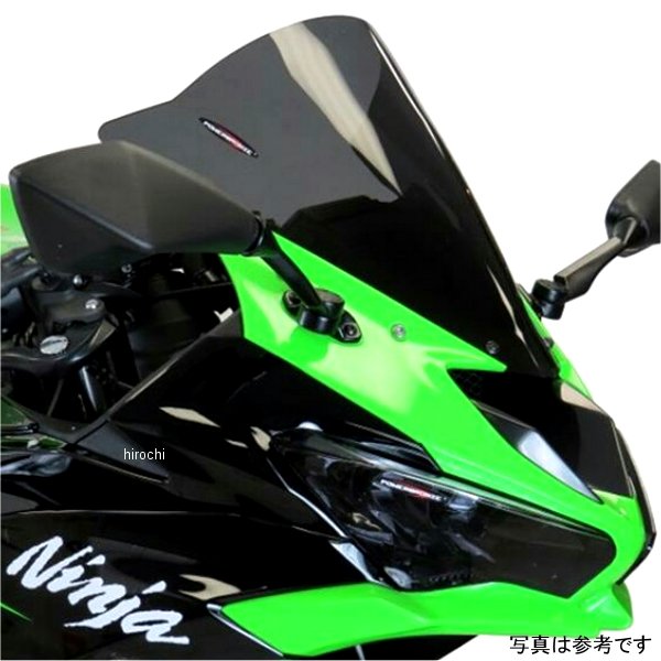 パワーブロンズ Powerbronze エアフロースクリーン19年以降 カワサキ ZX-6Rカラー:ダークスモークエアフロ−スクリ−ン(SS系)上部中央付近で最大3〜4cm盛り上げ、風圧を整流させてライダーの疲労を軽減します。400-K14...