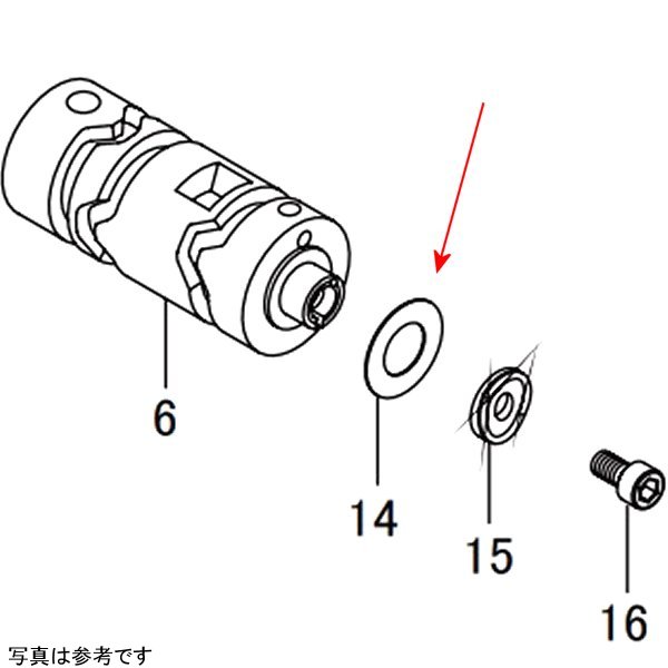 シムリング 13X19X0.3 (1枚) 補修部品です。00-02-0096楽天 HD店　