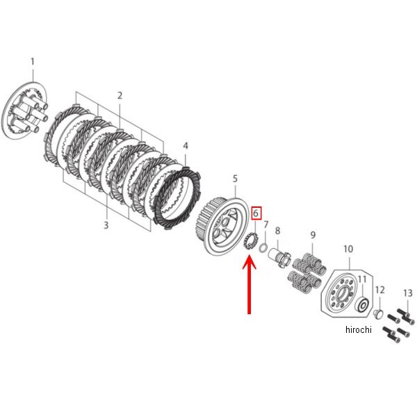 90431-K26-T00 SP武川 ロックワッシャ GROM (SPLクラッチ)00-00-2318楽天 HD店　