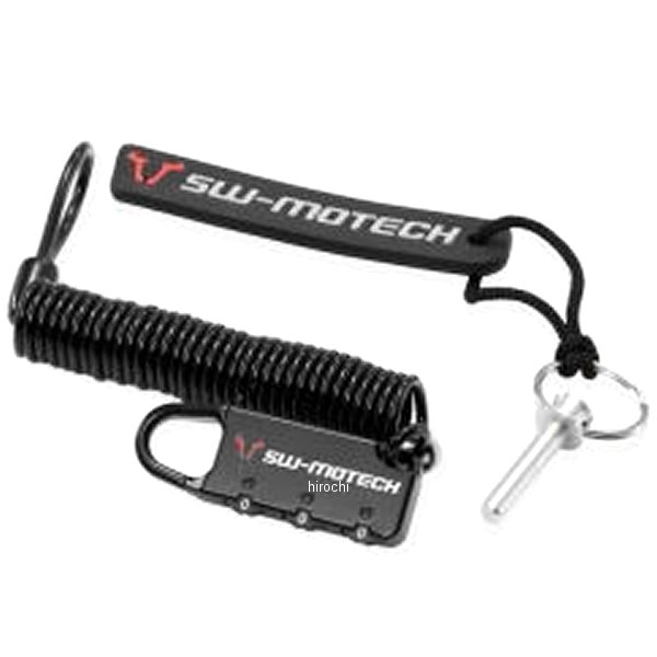 SWモテック SW-MOTECH エボタンクバッグ用盗難防止ロック&ケーブルロックセット内容:ピンロック、ケーブルロックバッグの底をタンクリングと固定する「ピンロック」と、ジッパーに通して鍵を掛ける「ケーブルロック」のセットです。TRT00...
