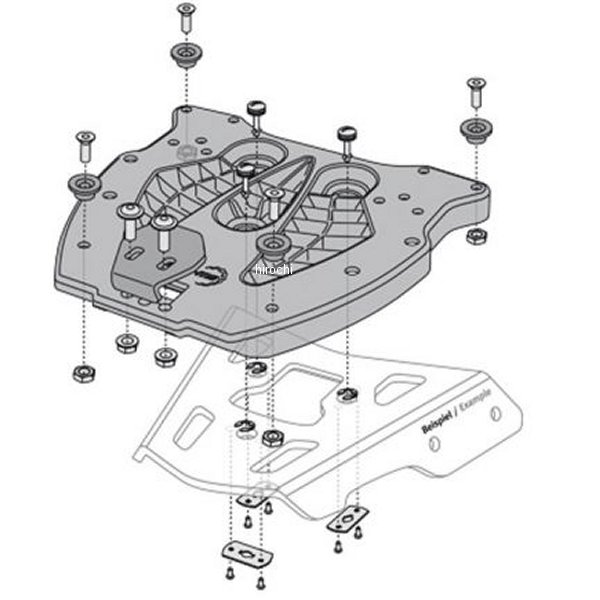 SWモテック SW-MOTECH アダプタープレート QUICK-LOCK クイックロック アルラック TRAX用アルラック用TRAX用GPT00152400楽天 HD店　